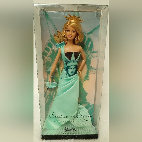 Mattel | Other | Barbie Statue Of Liberty Doll | Poshmark
